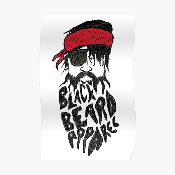 Poster: Blackbeard | Redbubble