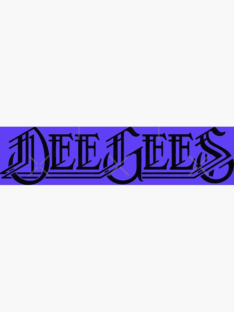 "Dee Gees - Band Logo" Poster for Sale by Vince19Drums | Redbubble