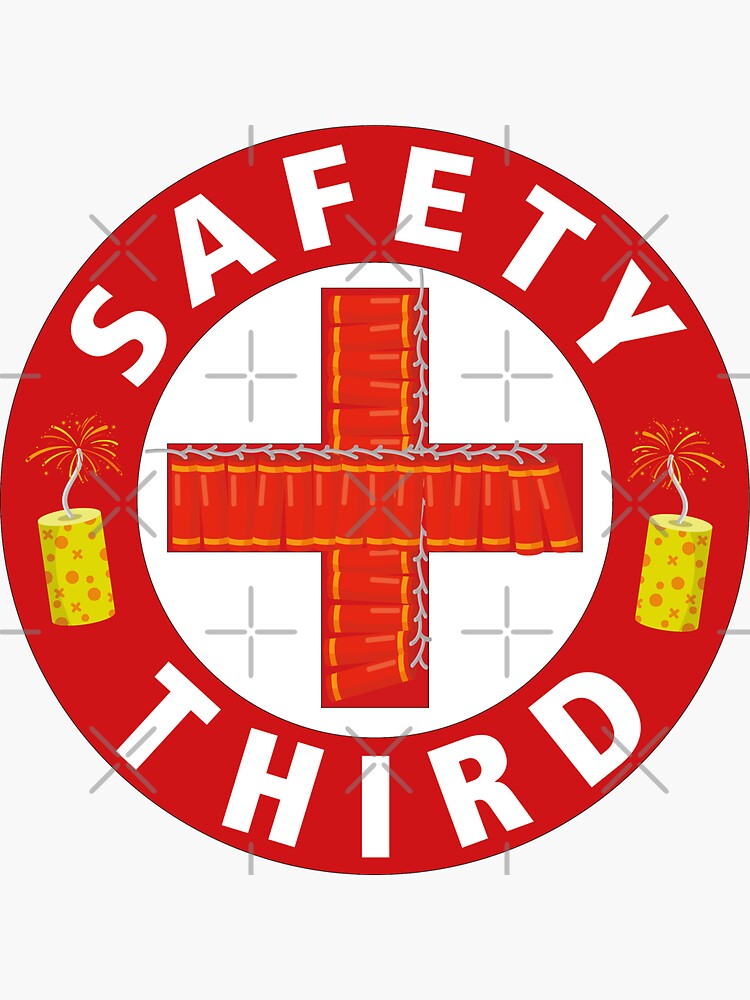 "America Safety Third " Sticker for Sale by Docartdesign | Redbubble
