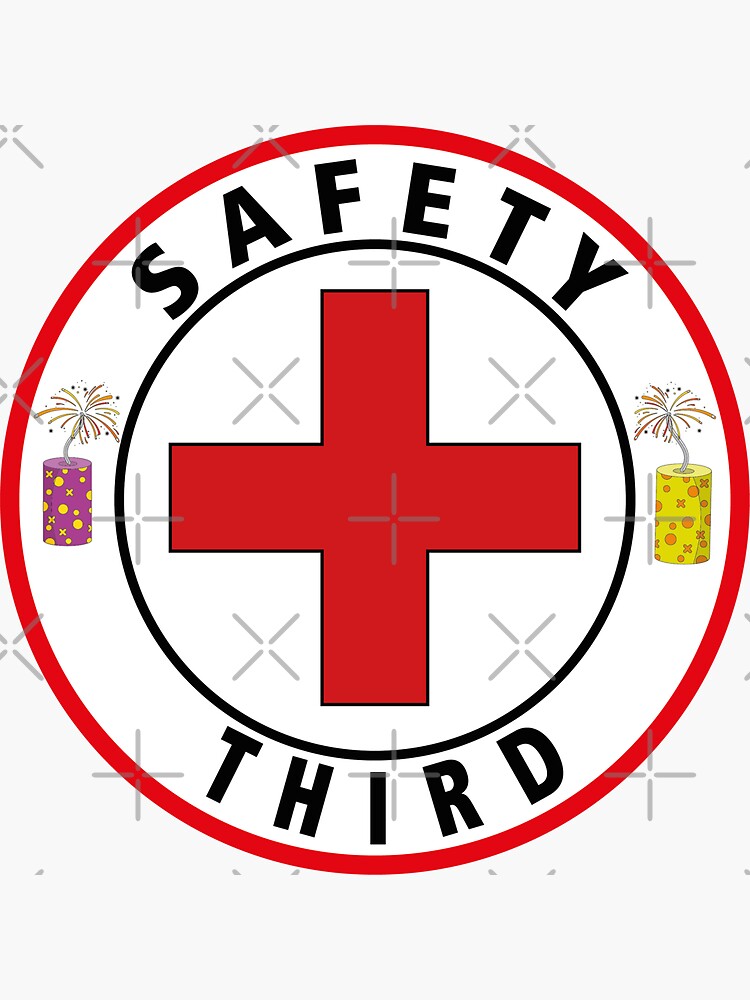 "America Safety Third " Sticker for Sale by Docartdesign | Redbubble