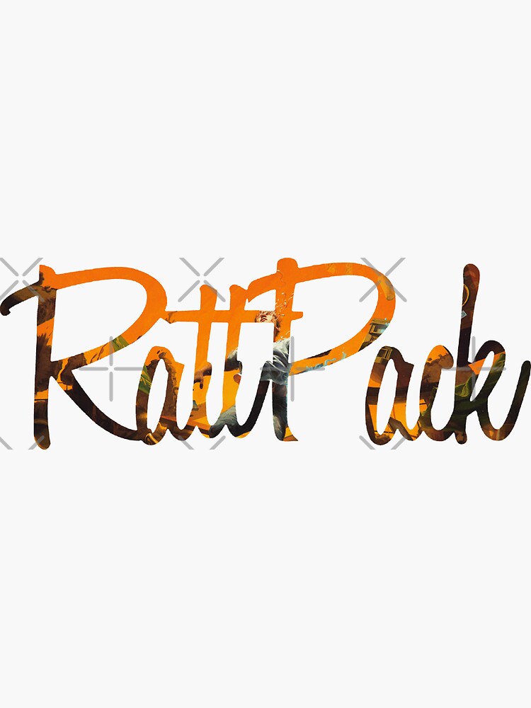 "Rattpack Logo - No Pressure" Sticker for Sale by SilvaDesigns | Redbubble