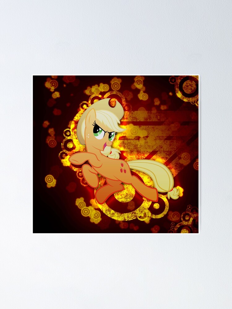 "Applejack" Poster by finaldragonx | Redbubble