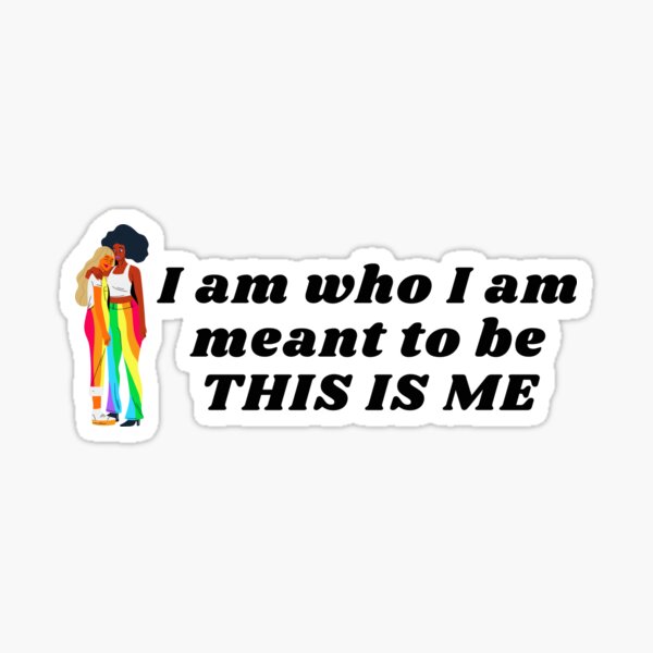 "LESBIAN COUPLE of THIS IS ME!" Sticker for Sale by Jolenie | Redbubble