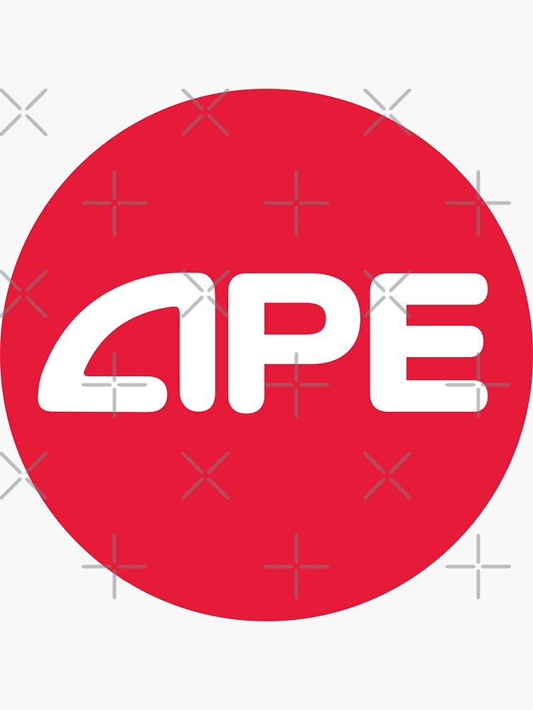 "Ape Logo" Sticker for Sale by pierrelaidesign | Redbubble