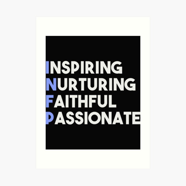 "Infp INFP mbti personality type.png" Art Print by PerreyBetty | Redbubble
