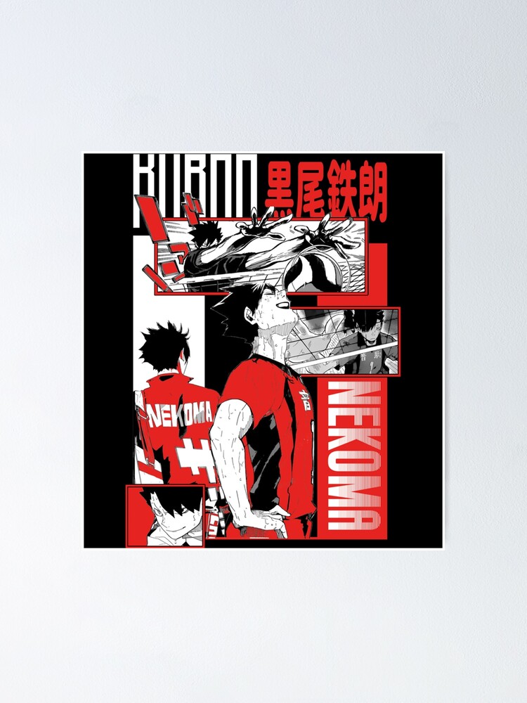 "Nekoma character art color haikyuu classic" Poster by GoleyScott ...