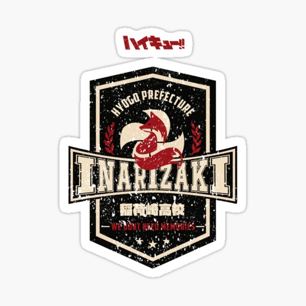 "Team Inarizaki design HaiKyuu team logo classic" Sticker for Sale by ...