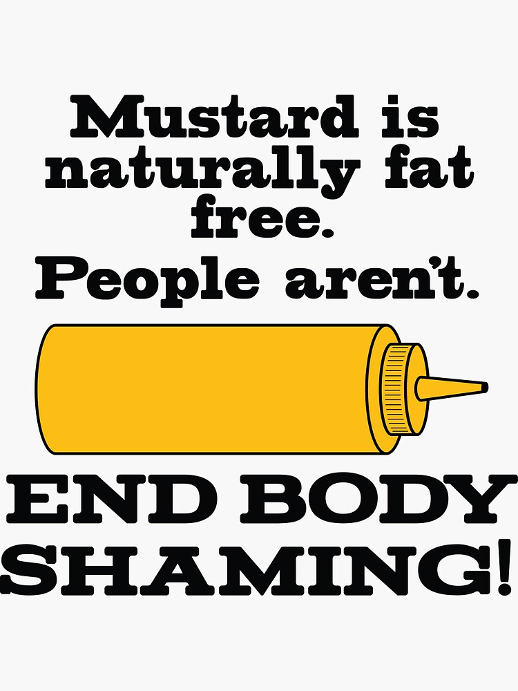 "End Body Shaming!" Sticker for Sale by parthiangifts | Redbubble