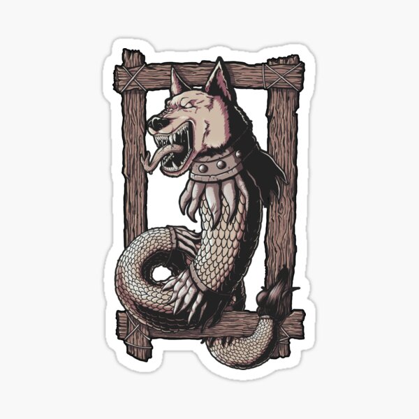 "Dacian wolf" Sticker for Sale by FangZ | Redbubble