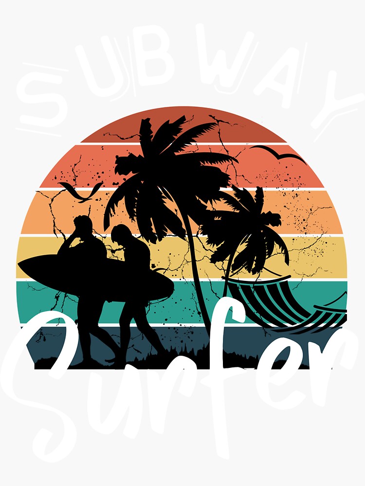 "Subway Surfer" Sticker by nellylebrun | Redbubble
