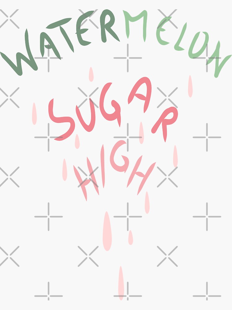 "watermelon sugar high letters" Sticker for Sale by MiraNomegusta ...