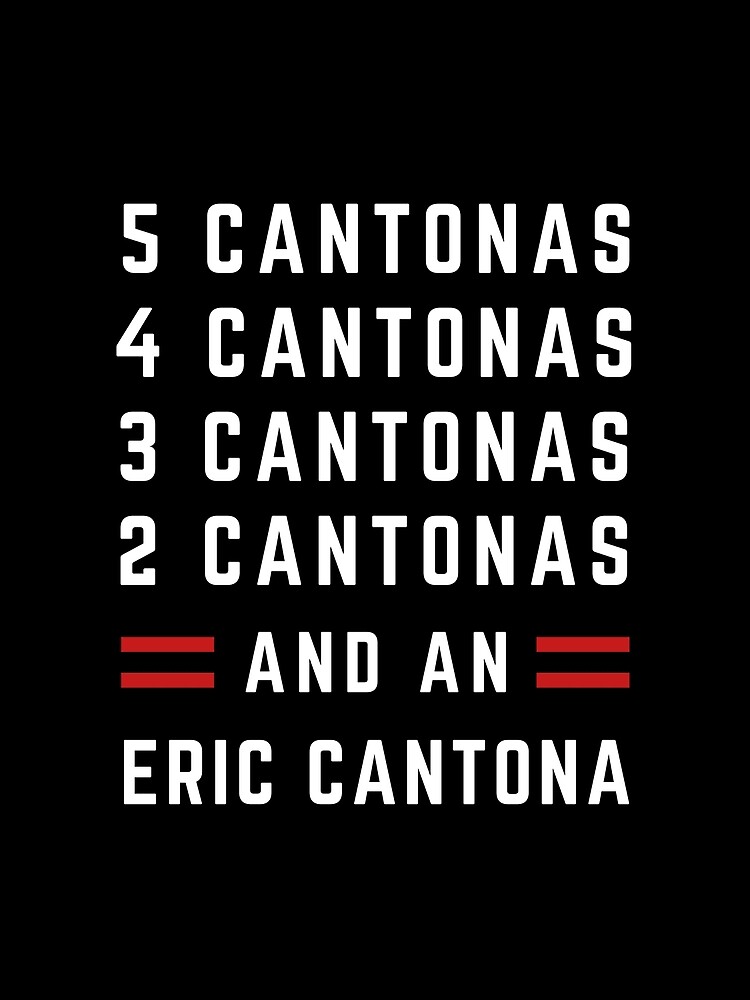 "5 Cantonas Chant - Eric Cantona Chant" Poster for Sale by N44Prints ...