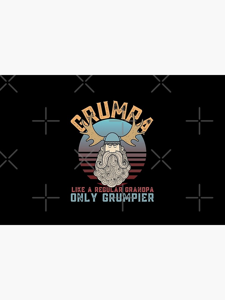 "Grumpa wie ein normaler Grumpa Only Grumpier | Opa Wikinger" Badematte ...