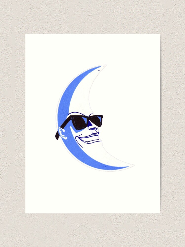 "Moon man" Art Print for Sale by PussyDew | Redbubble