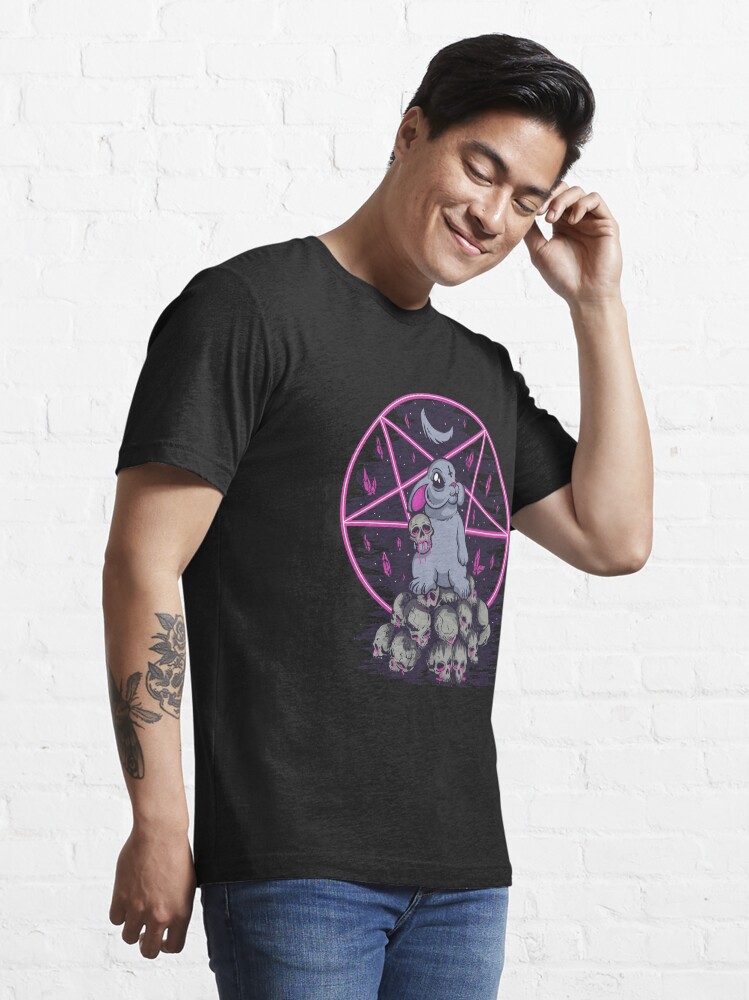"Satanic bad bunny rabbit pentagram design" T-shirt for Sale by ...