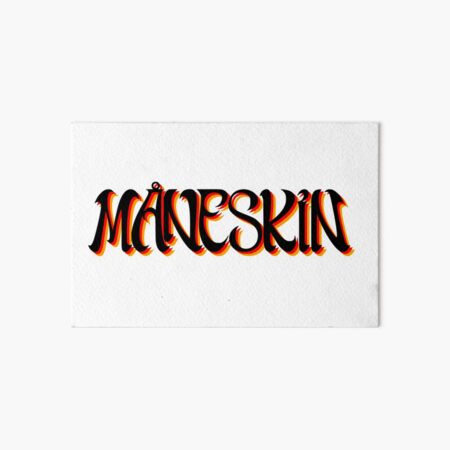 "Måneskin Maneskin Logo" Art Board Print by LucaSpeedy | Redbubble