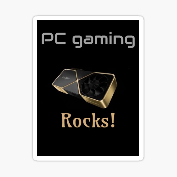 "PC gaming" Sticker for Sale by Newtonius | Redbubble
