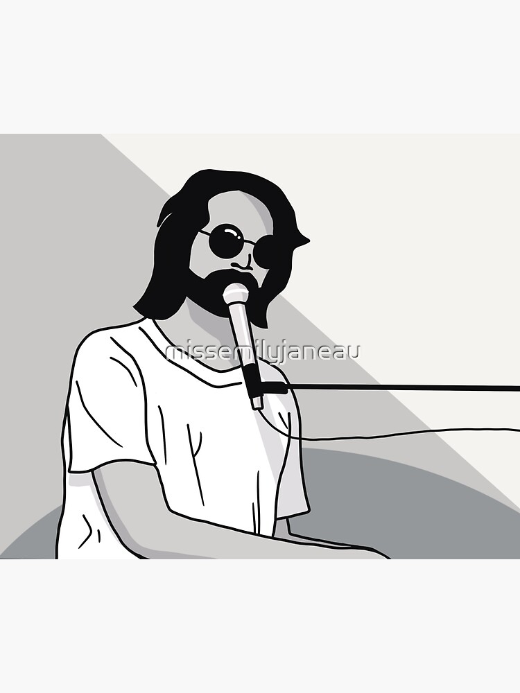 "Bo Burnham Digital Drawing Inside Welcome To The Internet" Sticker for ...