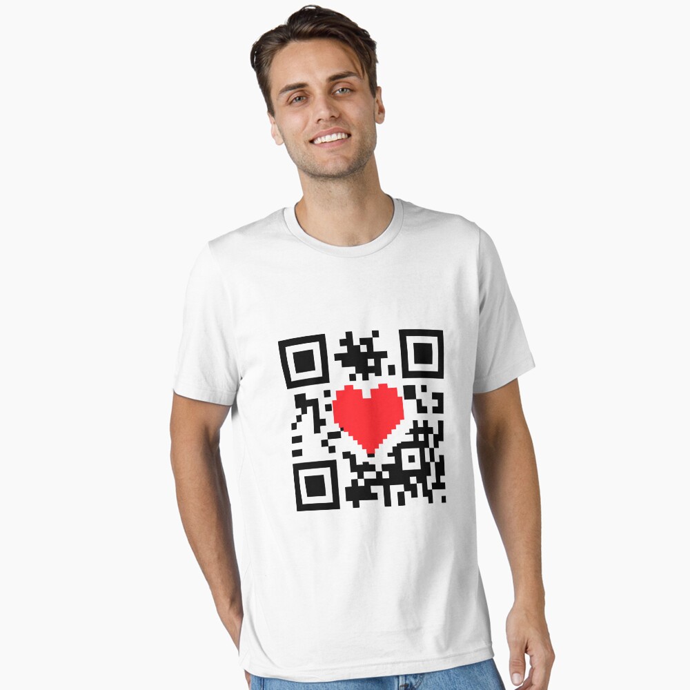 "QR Code Heart Love Message " Poster for Sale by CroDesign | Redbubble