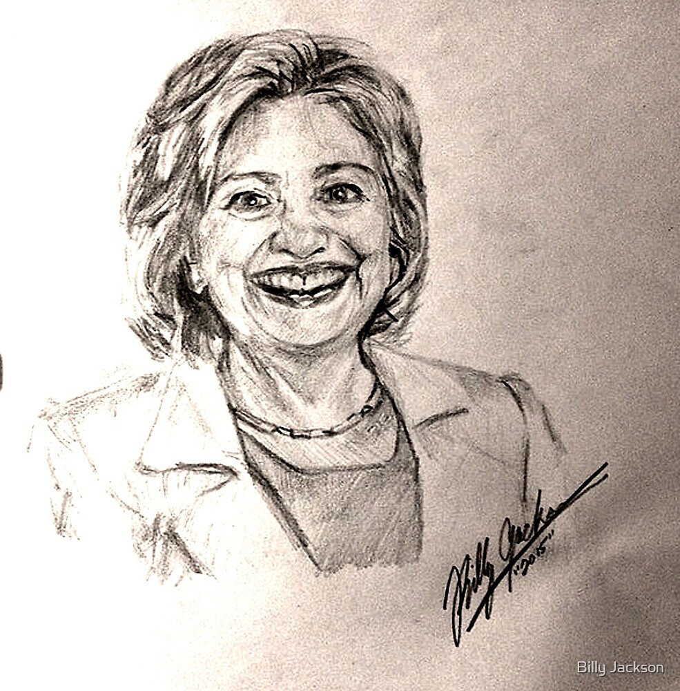 "Hillary Clinton" by Billy Jackson | Redbubble