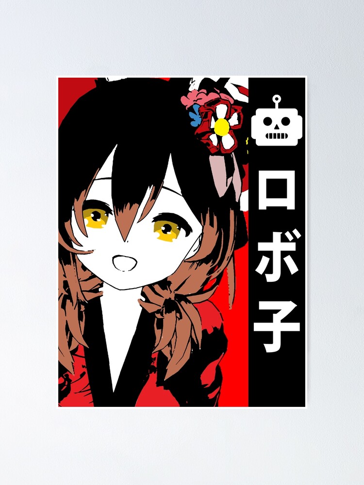 "Hololive Roboco-san Kimono" Poster by UDTee | Redbubble