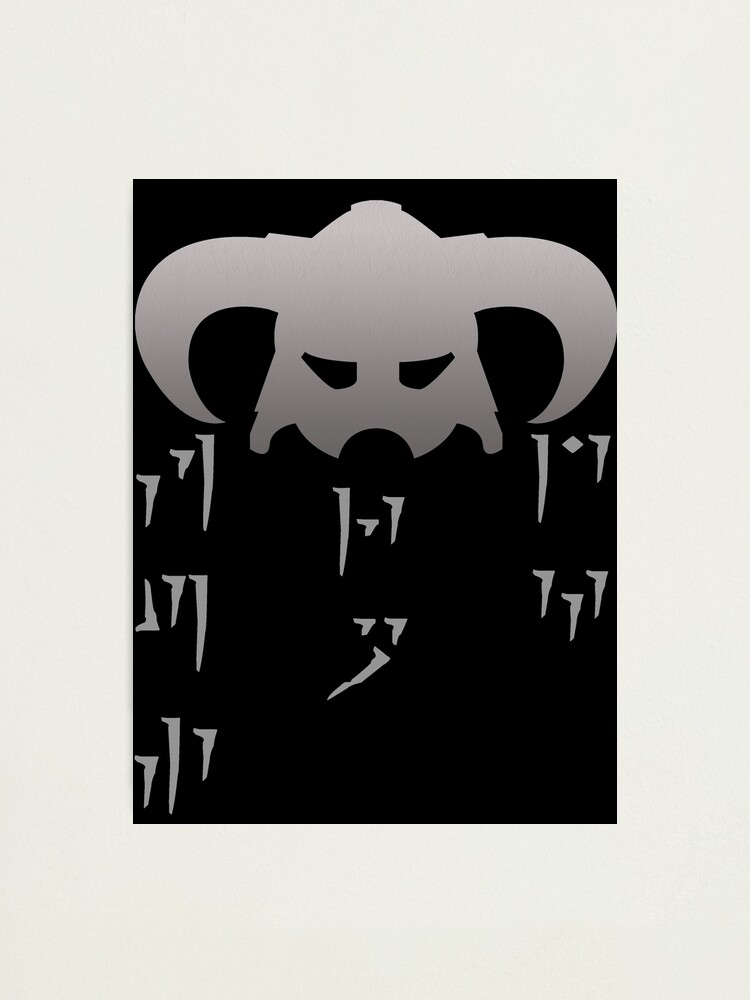 "Fus Ro Dah - In Dragon Language" Photographic Print by Lasher | Redbubble