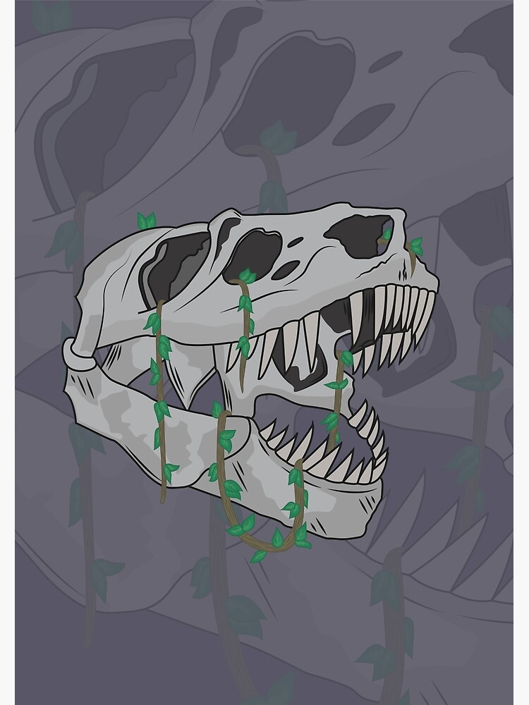 "Skull rex" Poster for Sale by johan292 | Redbubble