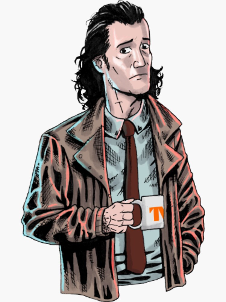 "Loki Aidan Carney Design" Sticker by Chiclothing | Redbubble