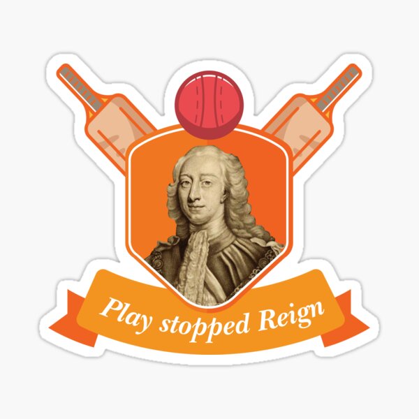 "Play stopped Reign" Sticker for Sale by moviemaniacs | Redbubble