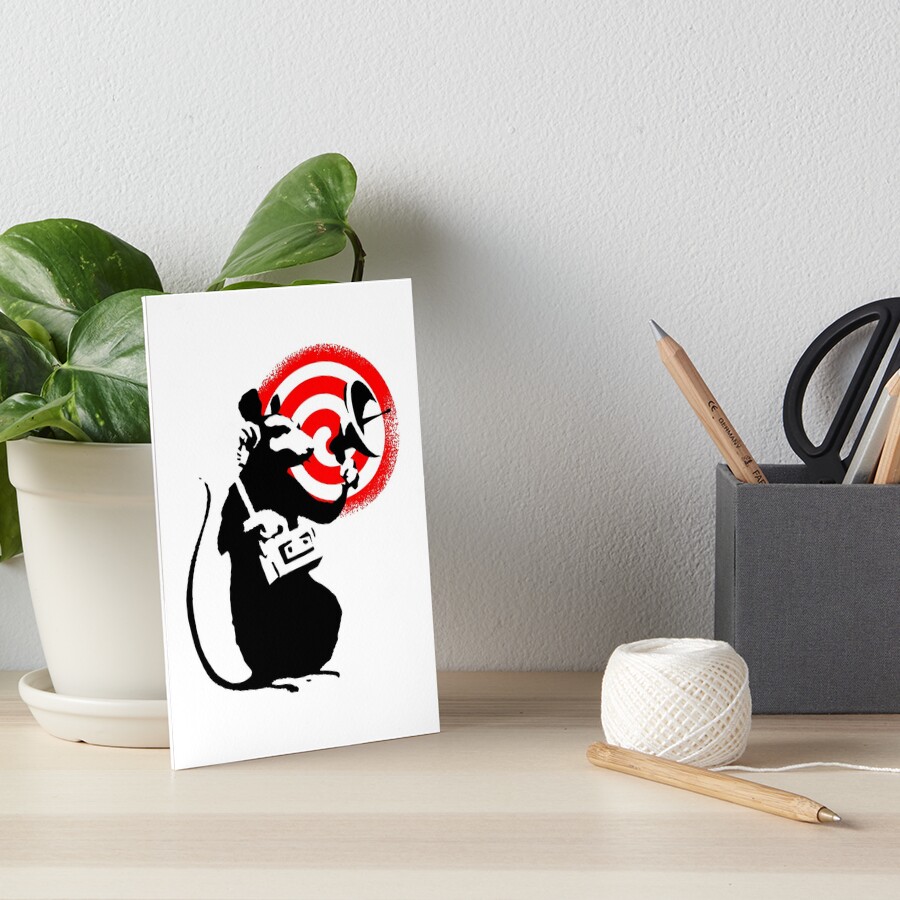 "Radar Rat" Art Board Print by fandemonium | Redbubble