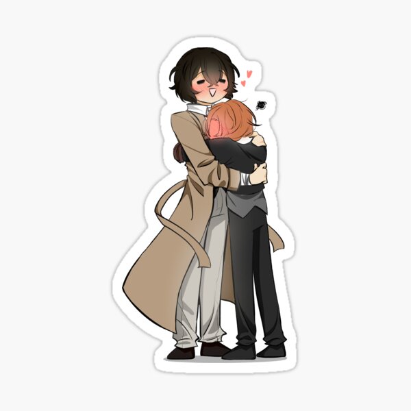 "Soukoku's Fluff" Sticker for Sale by collydtea | Redbubble