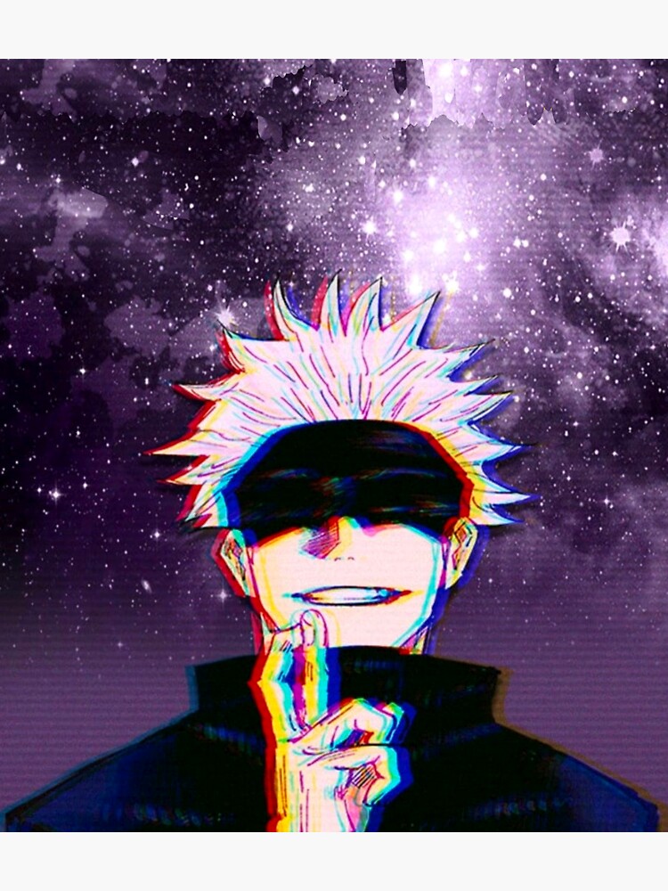 "Jujutsu Kaisen Gojo Galaxy" Sticker for Sale by hwayoungz | Redbubble