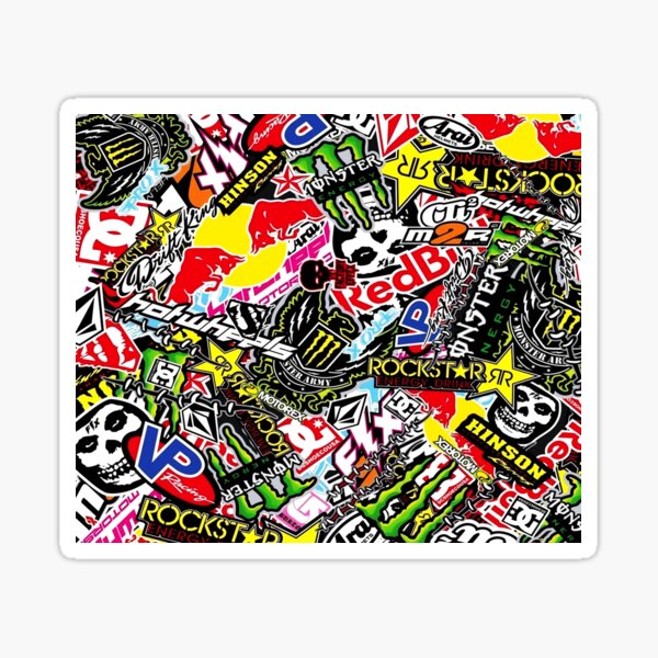 "Sticker Logo Collage" Sticker for Sale by AnthonyGayton | Redbubble
