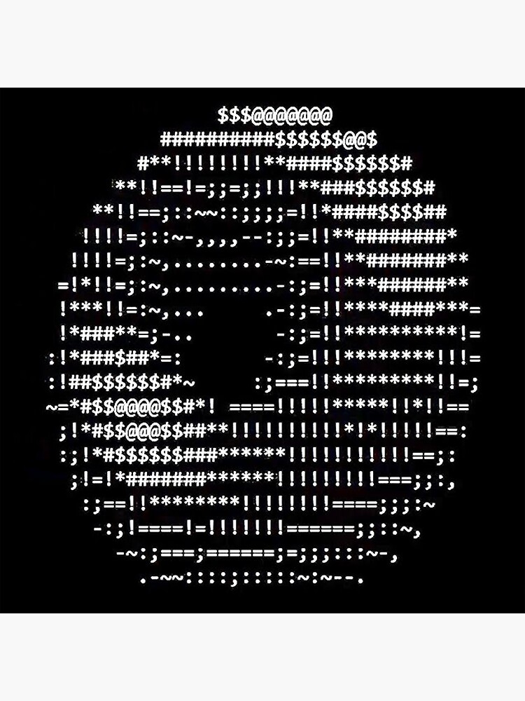 "ASCII Donut " Sticker for Sale by isaac-chuah | Redbubble