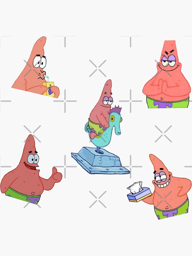 "Pack Boots Patrick star " Sticker by ChlorisDc | Redbubble