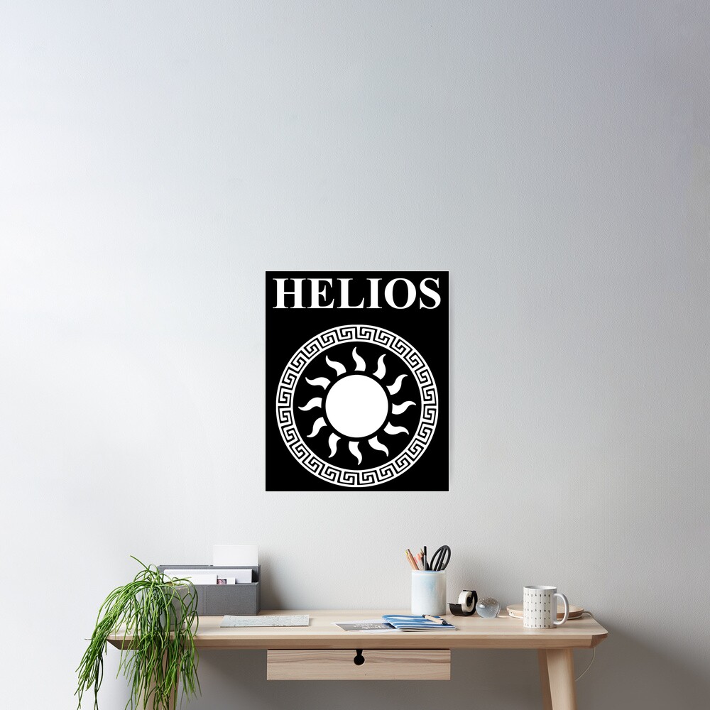 "Helios Ancient Greek God of the Sun Symbol" Poster for Sale by ...