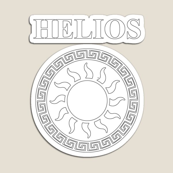 "Helios Ancient Greek God of the Sun Symbol" Magnet for Sale by ...
