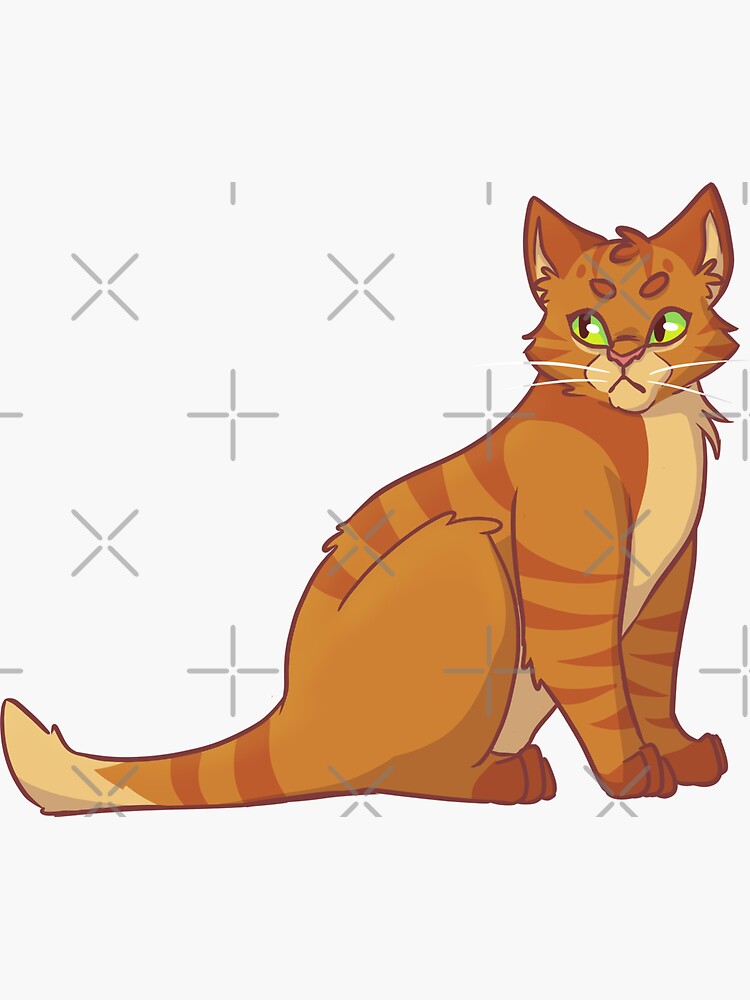 "Firestar Fireheart Warrior Cats" Sticker for Sale by alicialynne ...