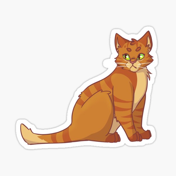 "Firestar Fireheart Warrior Cats" Sticker for Sale by alicialynne ...