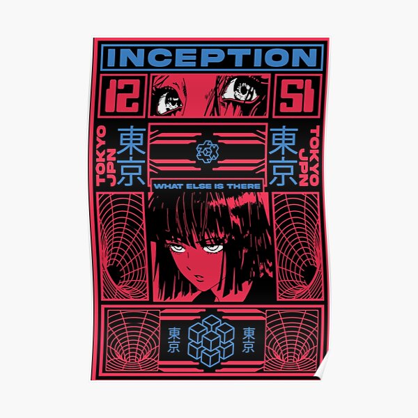 "Inception Anime " Poster by Golden-place | Redbubble