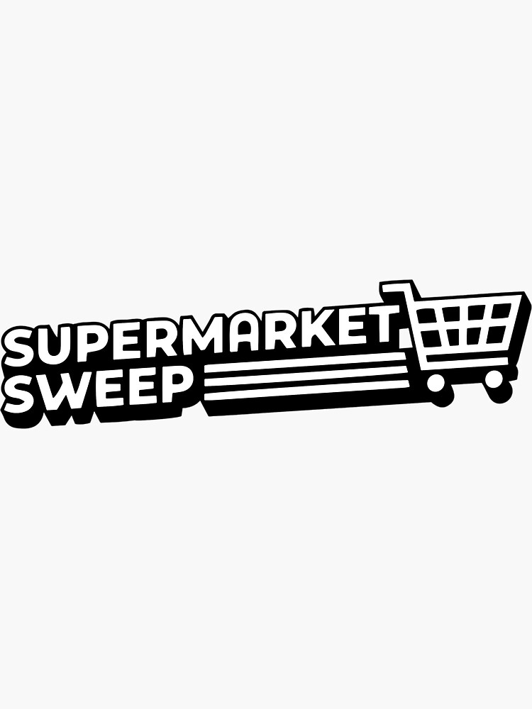 "Supermarket Sweep" Sticker for Sale by NicolasParisian | Redbubble