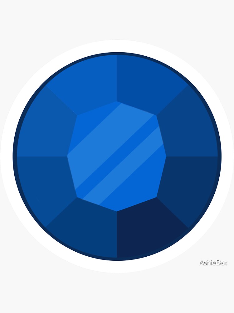 "Sapphire" Sticker for Sale by AshieBat | Redbubble