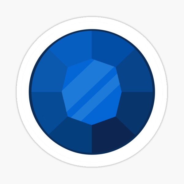 "Sapphire" Sticker for Sale by AshieBat | Redbubble