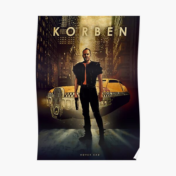"Korben Dallas - Hover Car - Car Legends" Poster by Great-Peoples ...