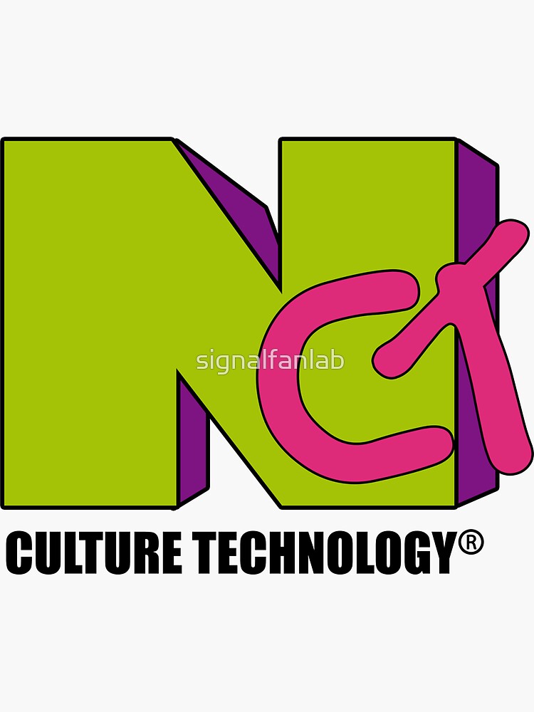 "NCTv" Sticker for Sale by signalfanlab | Redbubble
