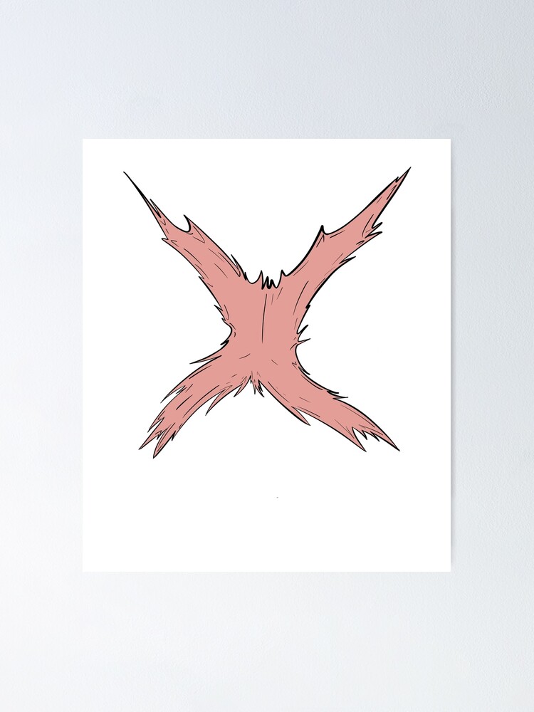 "luffys scar(one piece)" Poster for Sale by Onigiri1 | Redbubble