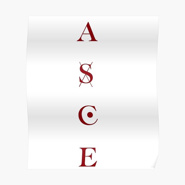 "ASCE (aces tattoo) (one piece)" Poster by Onigiri1 | Redbubble