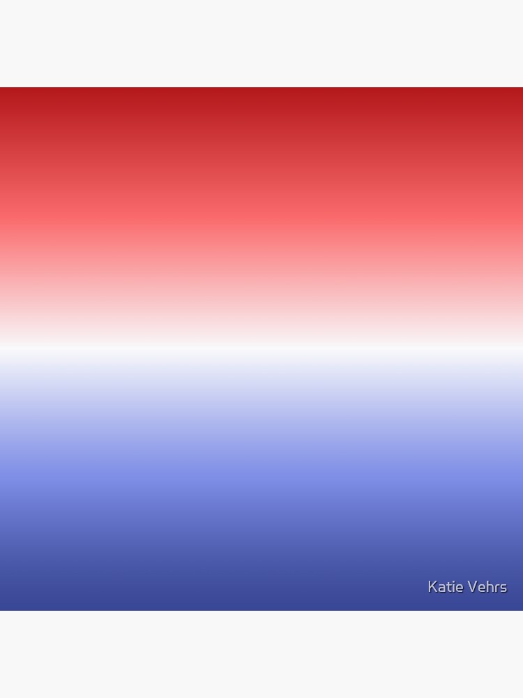 "Red White & Blue Ombre" Poster by K8EHanson4 | Redbubble