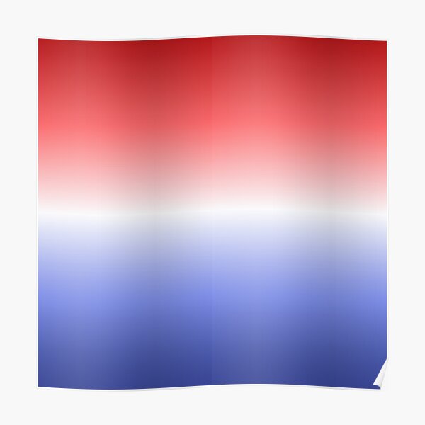 "Red White & Blue Ombre" Poster by K8EHanson4 | Redbubble