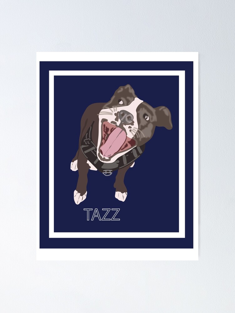 "Tazz!" Poster for Sale by GiaMarieArt | Redbubble